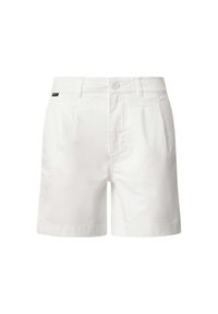 Pepe Jeans MID WAIST REGULAR VANIA - Shorts - white/wit - Zalando.nl