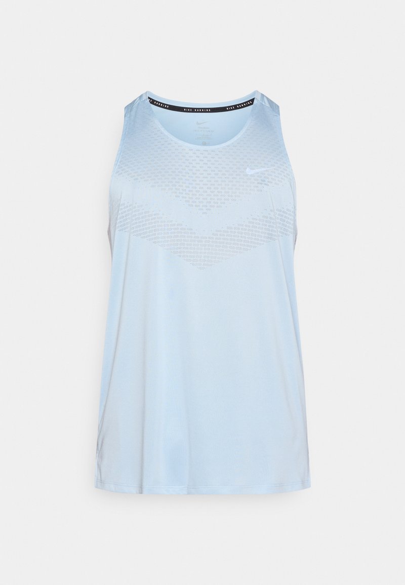 Nike Performance STRIDE TANK - Top - light armory blue/reflective ...