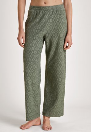 Hanro VALENE - Nachtwäsche Hose - blueberry flowers/dunkelblau - Zalando.de