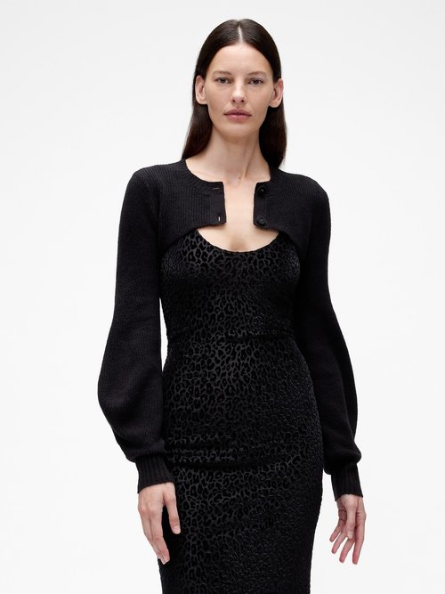 InWear TENLEY INO-SHAPE - Neuletakki - black/musta - Zalando.fi