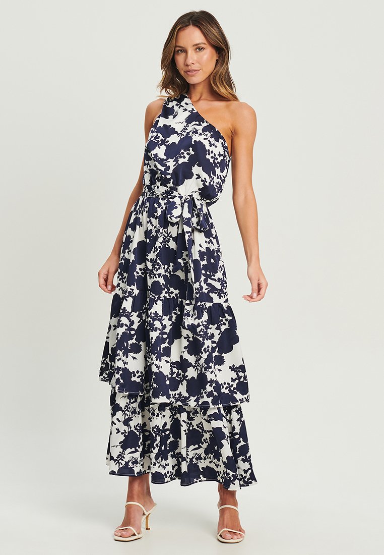 TUSSAH ELYSSA - Maxi dress - shadow floral/dark blue - Zalando.ie