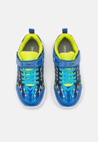 Geox ASSISTER BOY LIGHTS - Sneakers laag - royal/lime/blauw - Zalando.nl