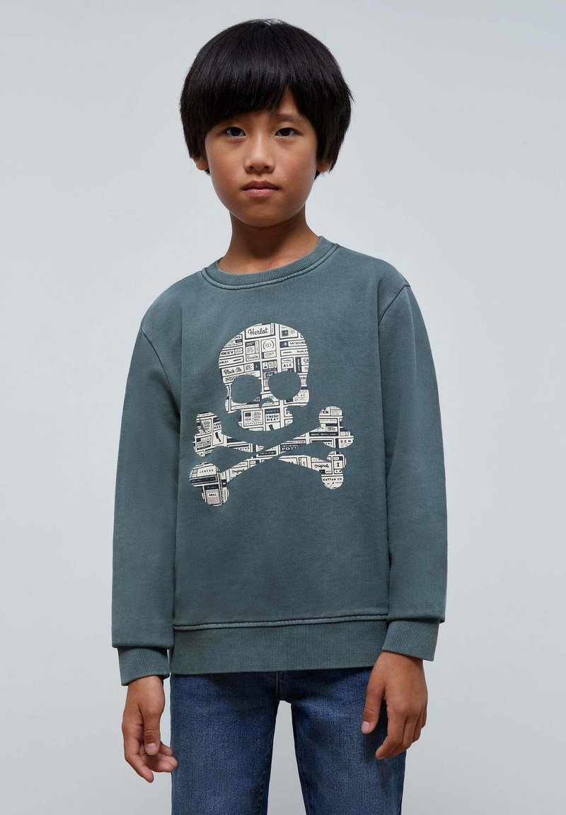 Scalpers TYPE SKULL - Sweater - khaki/kaki - Zalando.nl