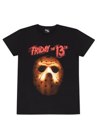 Henry Tiger FRIDAY THE 13TH MASK - Triko s potiskem - black/černá ...