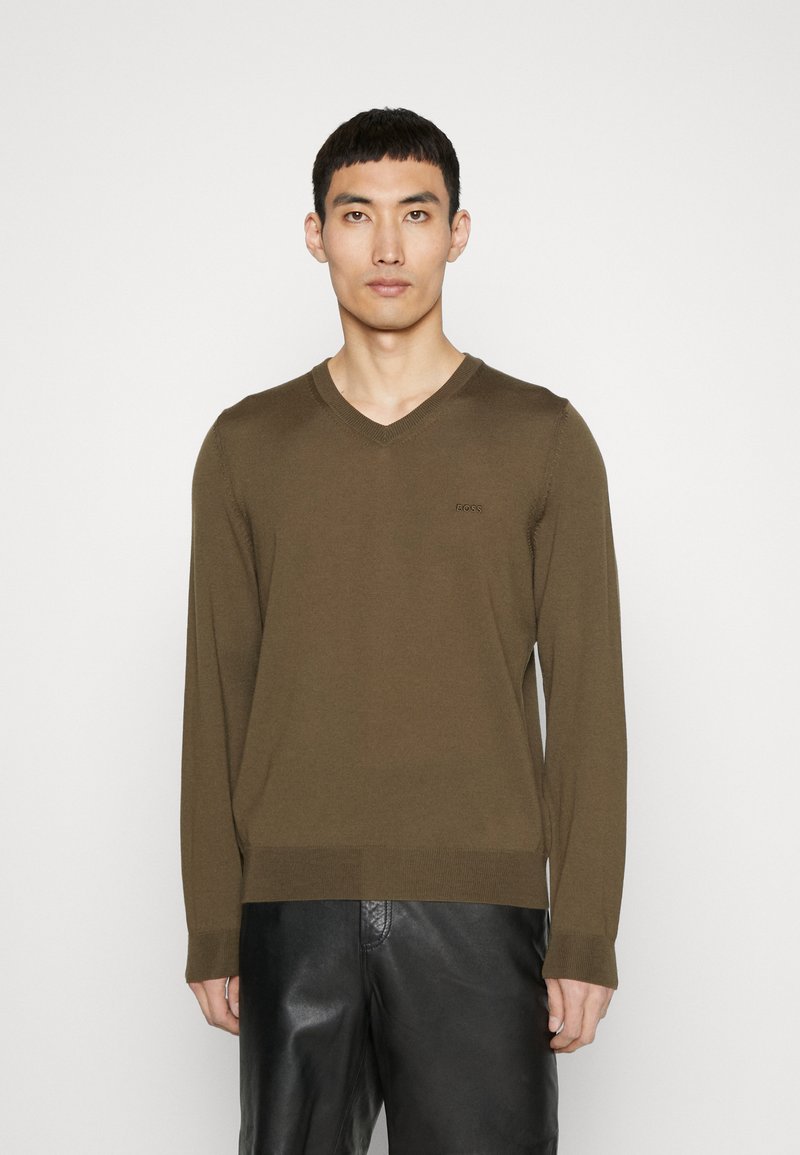 BOSS BARAM - Jumper - open green/green - Zalando