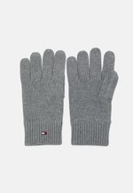 Tommy Hilfiger ESSENTIALS FLAG GLOVES UNISEX - Sõrmkindad - mid grey heather/hall - Zalando.ee