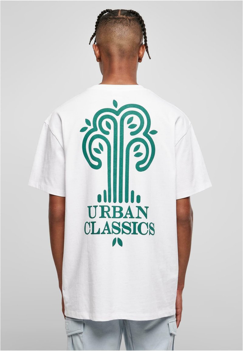 Urban Classics TREE LOGO - T-shirts print - white/hvid - Zalando.dk