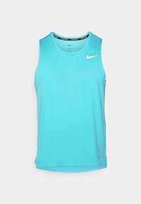 Nike Performance MILER TANK - Débardeur - dusty cactus/reflective silver/turquoise - ZALANDO.FR