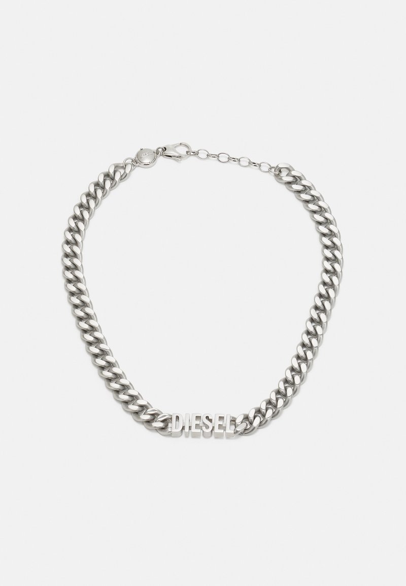 Diesel NECKLACE UNISEX - Necklace - silver-coloured - Zalando.co.uk