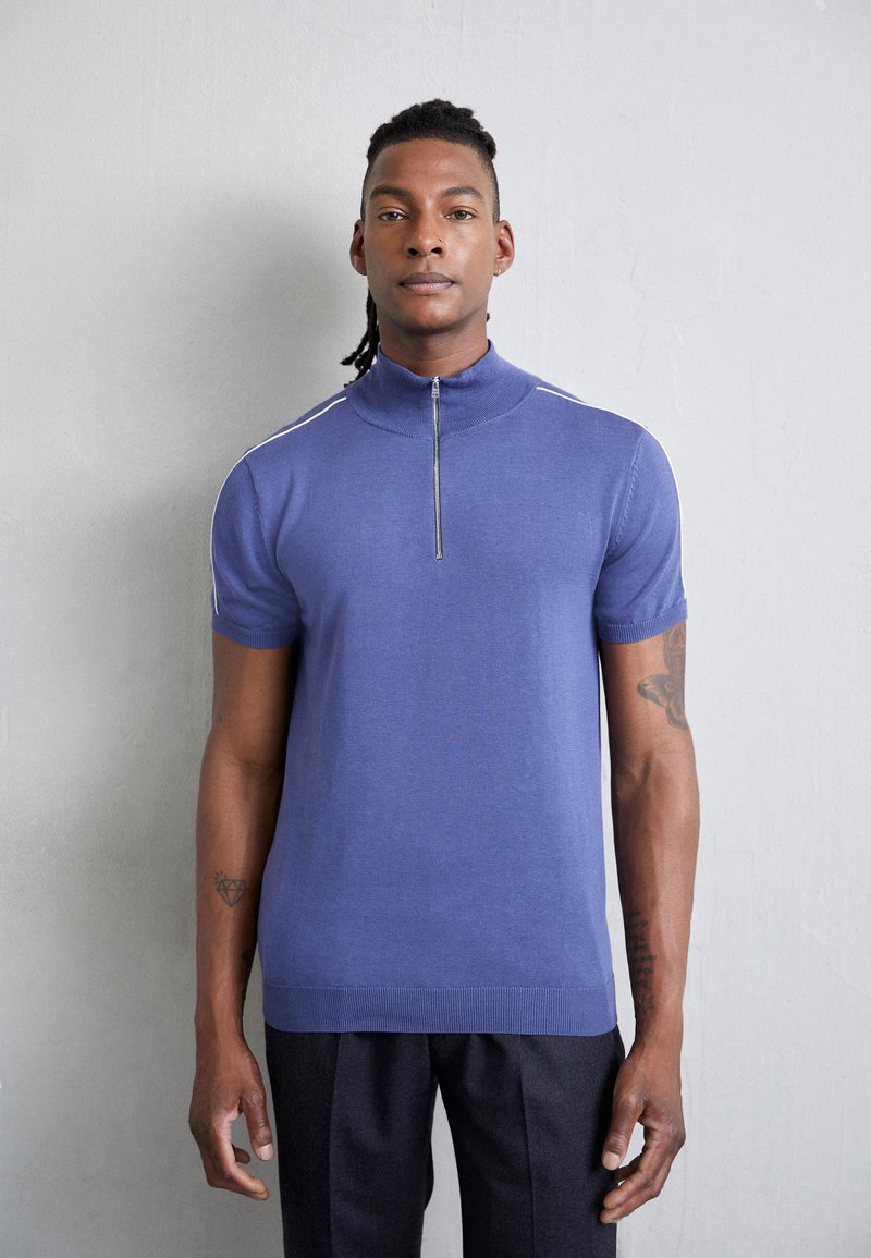 Ron Dorff PIPING - T-Shirt basic - skyfall/hellblau - Zalando.at