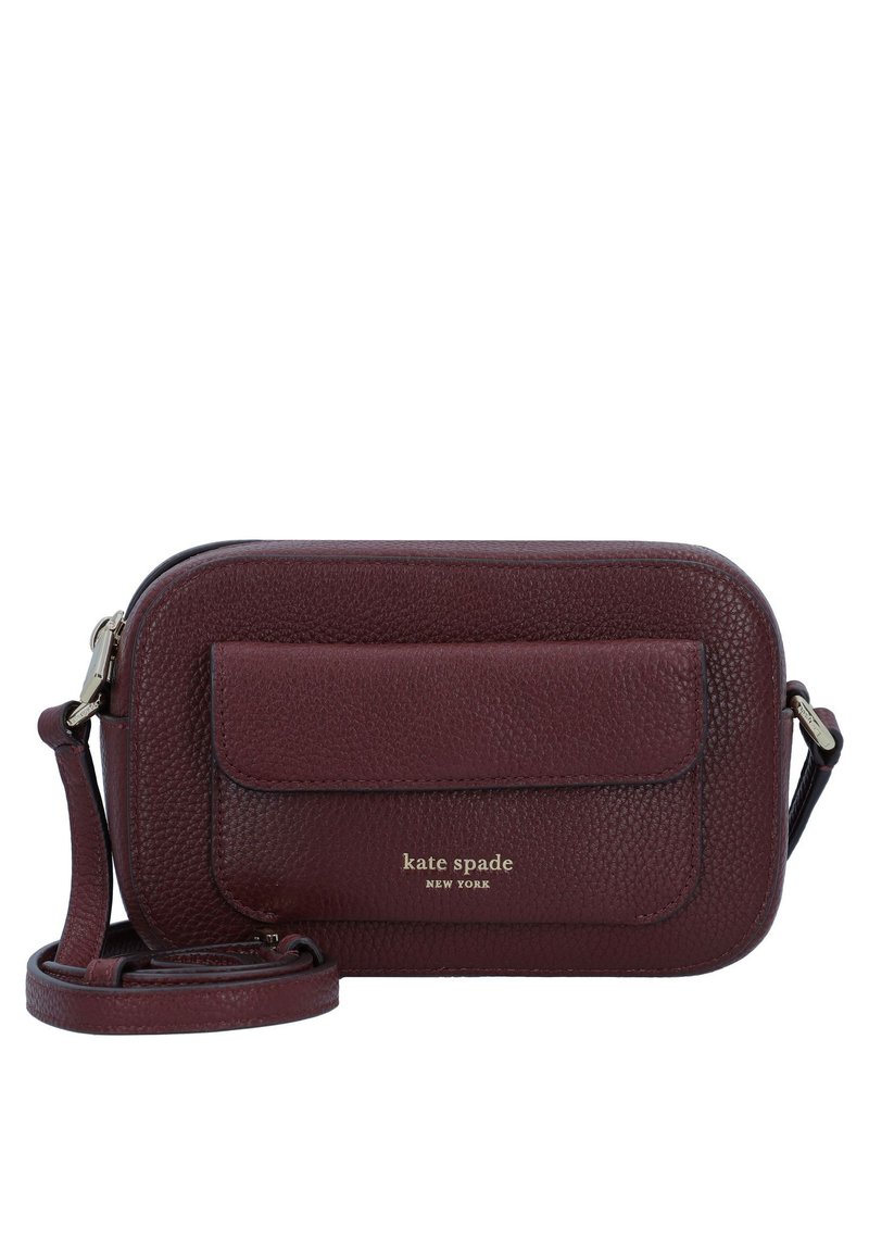 kate spade new york AVA PEBBLED - Across body bag - cordovan/dark brown ...