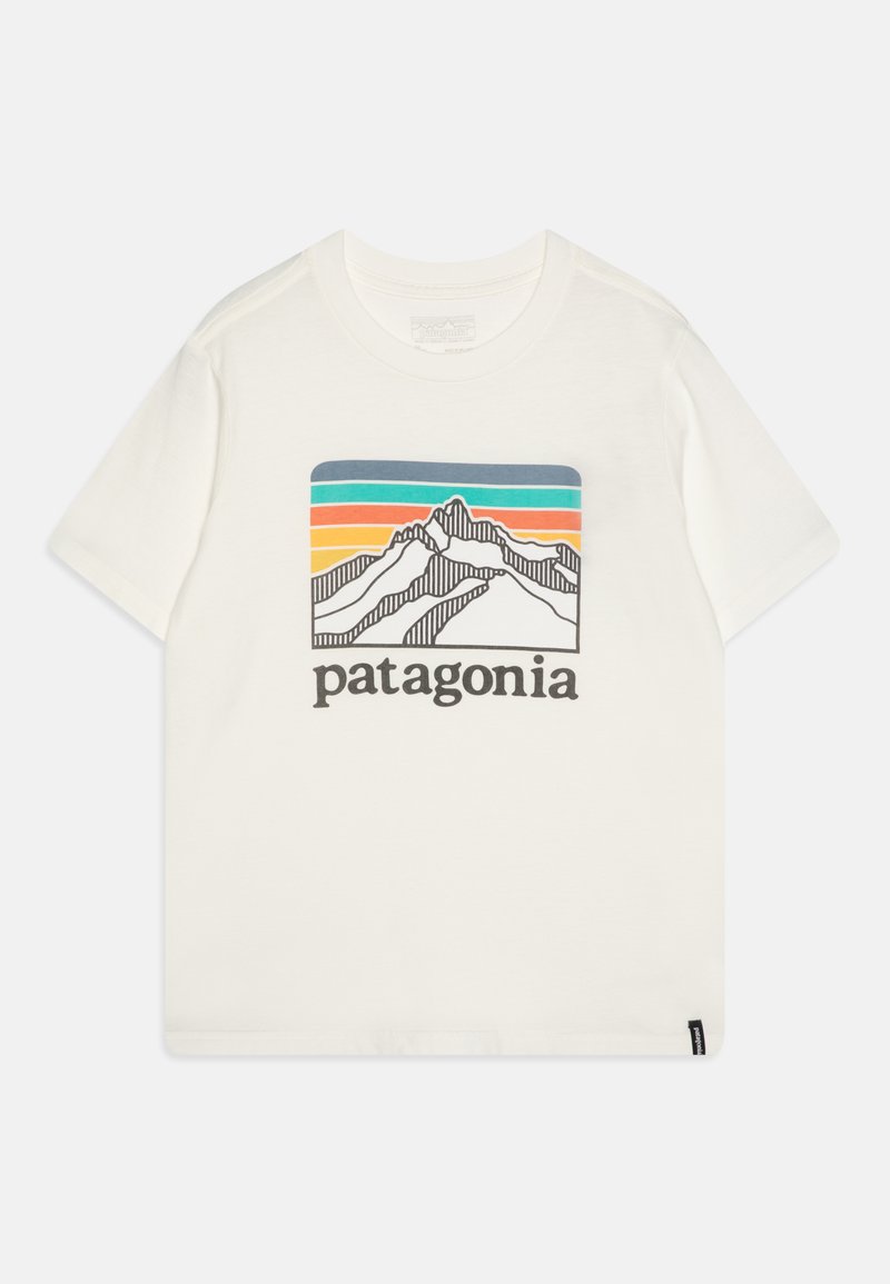 Patagonia GRAPHIC UNISEX - T-Shirt print - birch white/offwhite ...