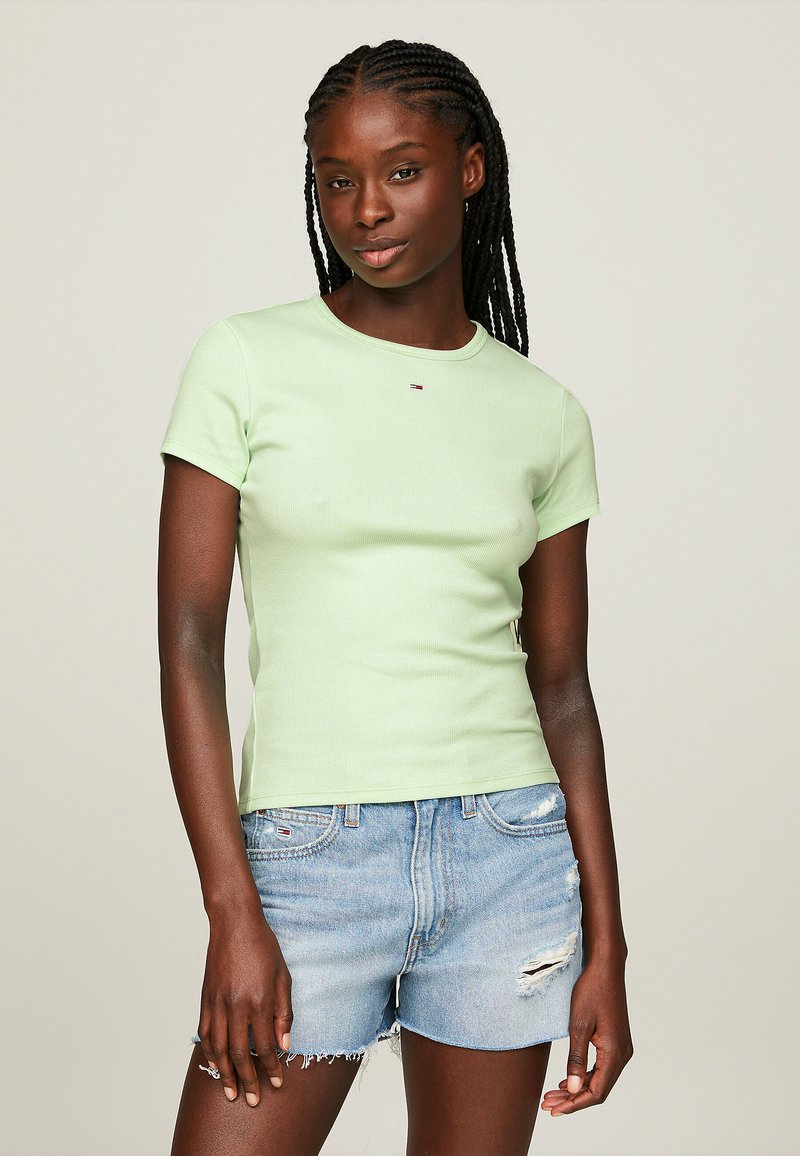 Tommy Jeans ESSENTIAL - T-Shirt basic - opal green/hellgrün - Zalando