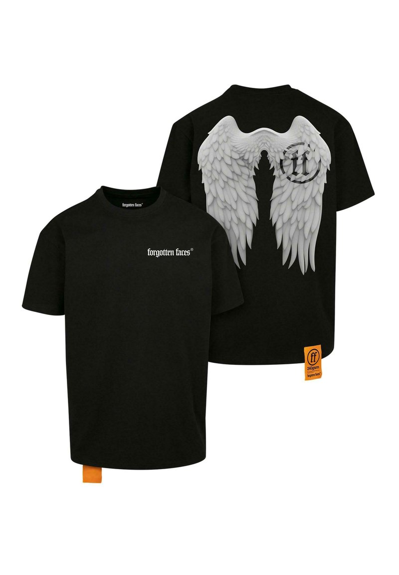 Forgotten Faces WINGS - T-Shirt print - black/schwarz - Zalando.de