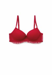Tezenis GLAMOUR DOT - Triangle bra - rot rosso inverno/mottled red ...