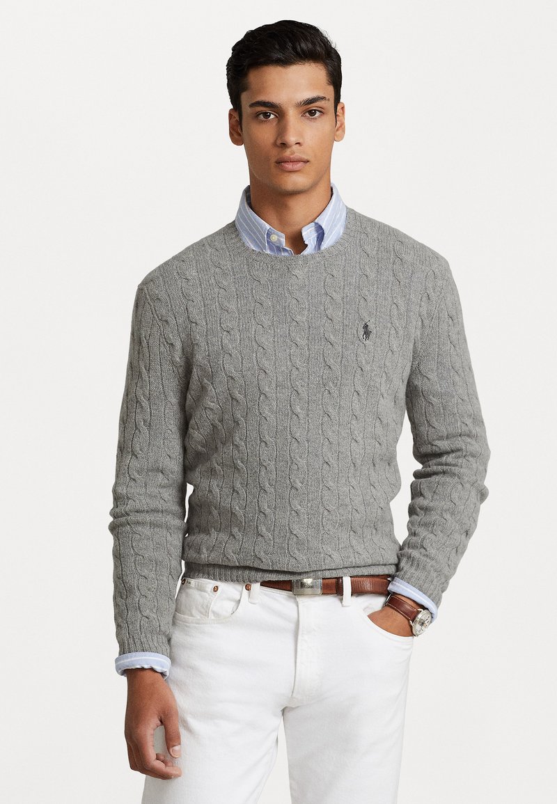 Polo Ralph Lauren Jumper - fawn grey heather/grey - Zalando.co.uk