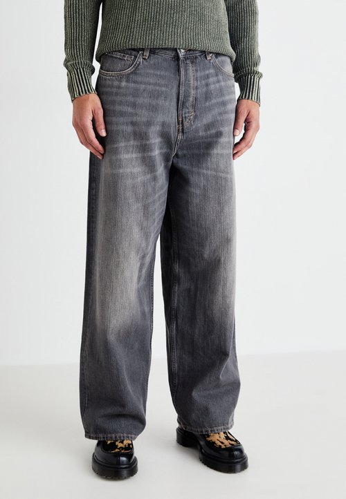 Jaded London LIGHT GREY WASHED RAZOR - Relaxed fit -farkut - light grey ...