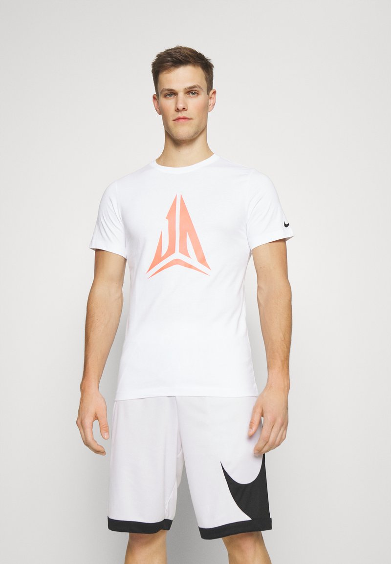 Nike Performance TEE - Print T-shirt - white - Zalando.co.uk