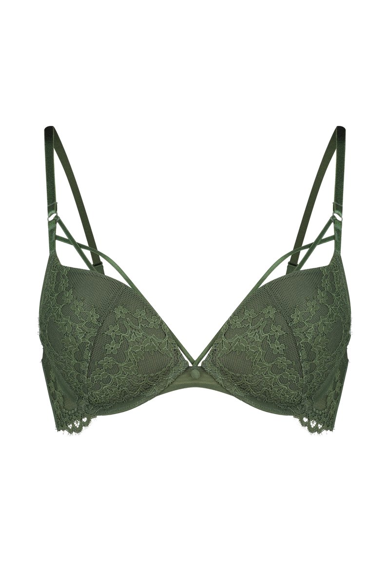 Hunkemöller DAISY MAXIMIZER - Push up-bh - green/grön - Zalando.se
