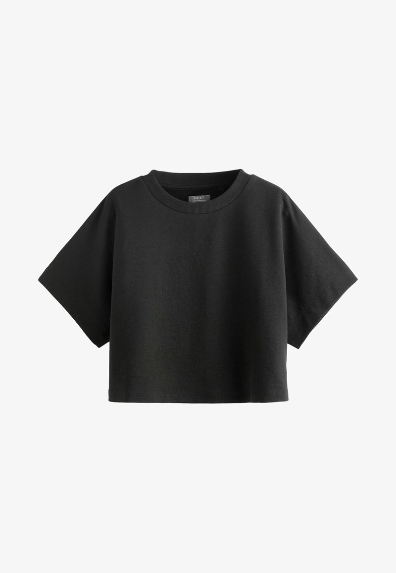 Next Boxy Regular Fit T Shirt Basic Black Schwarz Zalando Ch