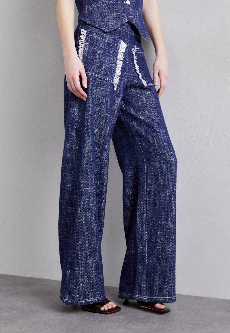 Baum Und Pferdgarten Nula Pantalon Classique Ocean Cavern Bleu
