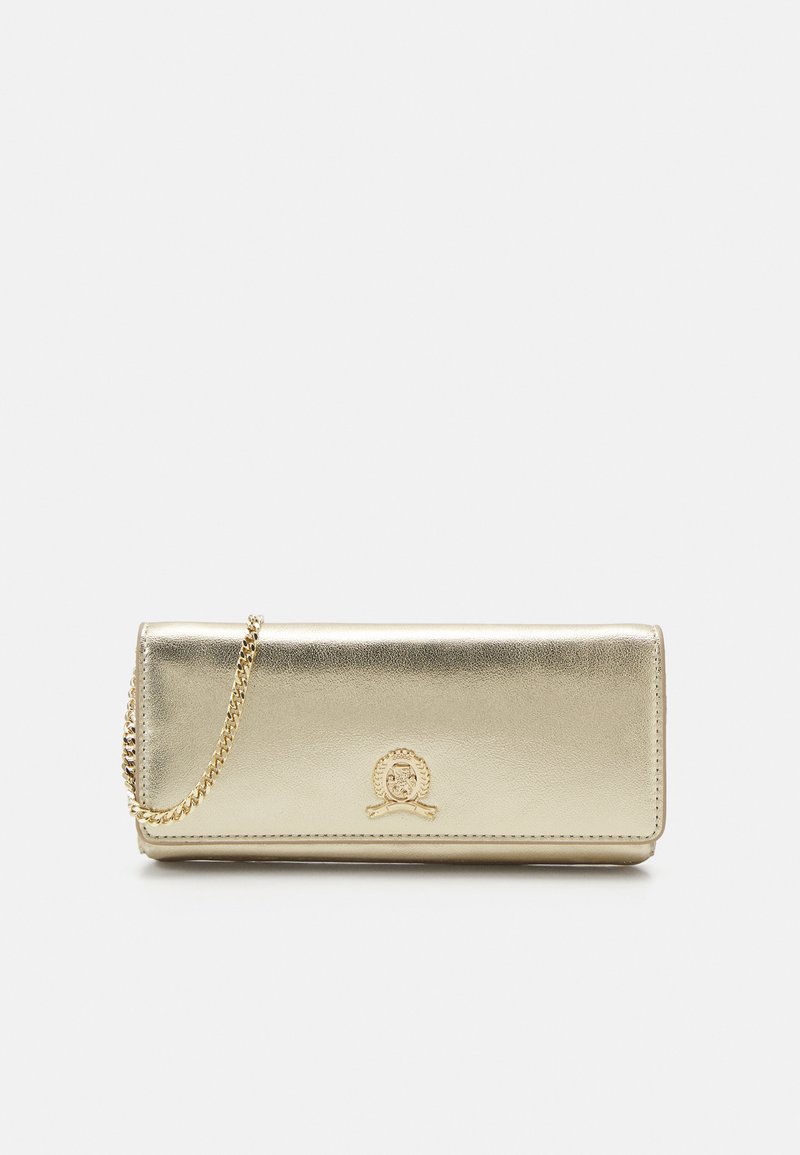 Tommy Hilfiger LUXE FLAP CHAIN GO - Wallet - gold-coloured - Zalando