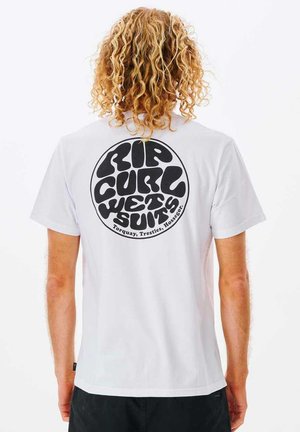 Rip Curl VINTAGE SLASH - T-Shirt print - optical white/weiß - Zalando.at