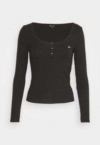 Tommy Jeans Topper langermet - black/svart - Zalando.no