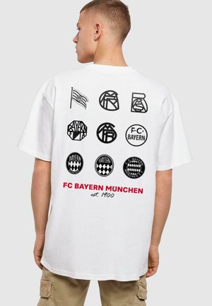 FC Bayern München ACID WASHED HEAVY - T-Shirt print - asphalt/grau ...
