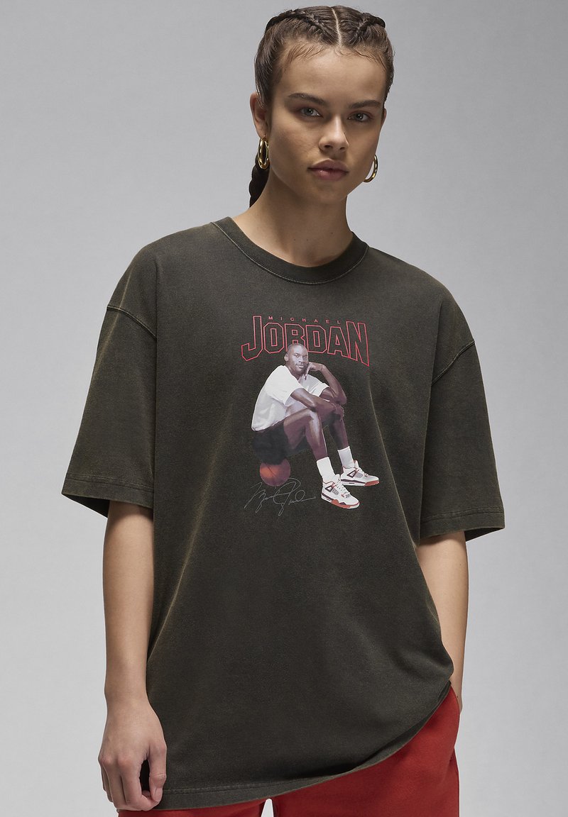 Jordan TEE - T-Shirt print - black/schwarz - Zalando.de