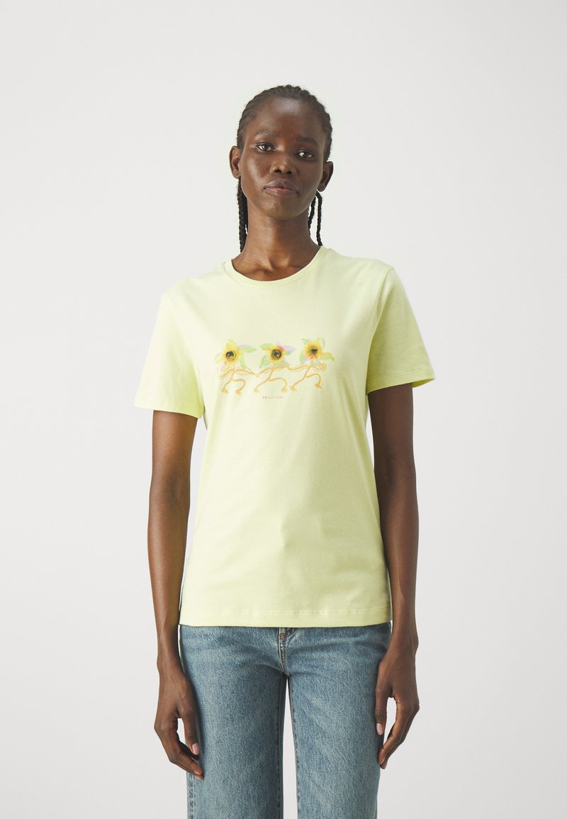 PS Paul Smith WOMENS SUN FLARE DANCE - T-shirts print - yellows/gul ...