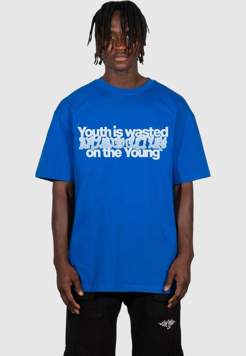 Lost Youth HERREN LY WASTED - T-Shirt print - blue/blau - Zalando.at