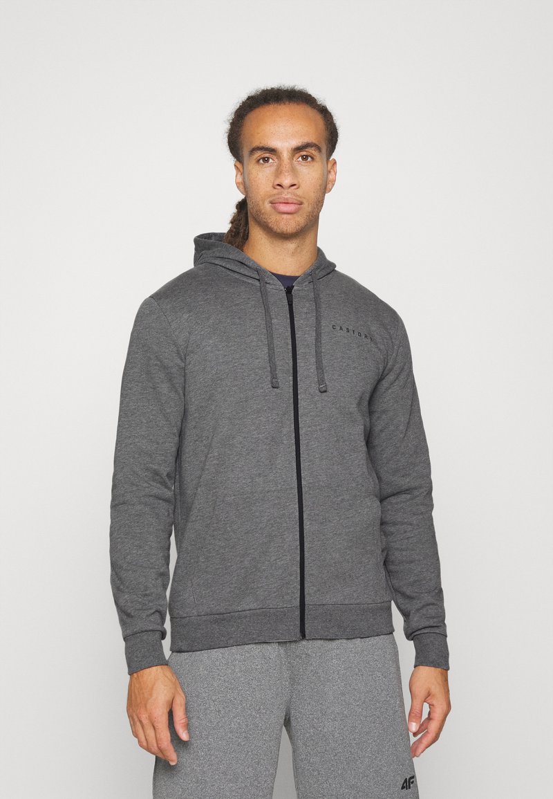 Castore ZIP THROUGH JACKET - Sweatjacke - sharkskin marl/grau - Zalando.de