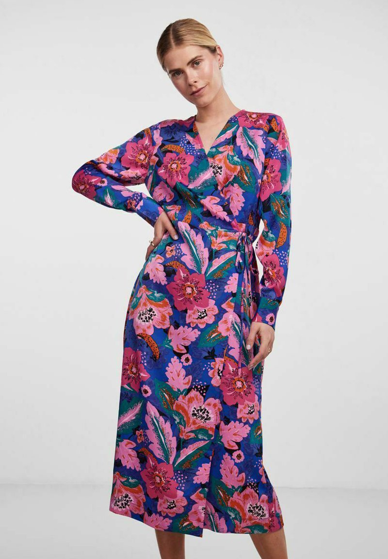 YAS WICKEL PELLA - Freizeitkleid - clematis blue/royal - Zalando.de