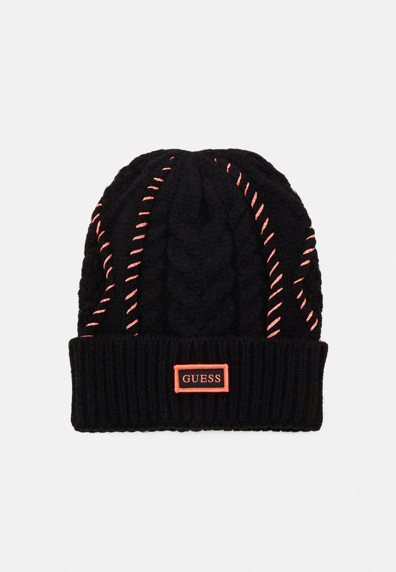 Guess BEANIE - Beanie - black - Zalando.co.uk