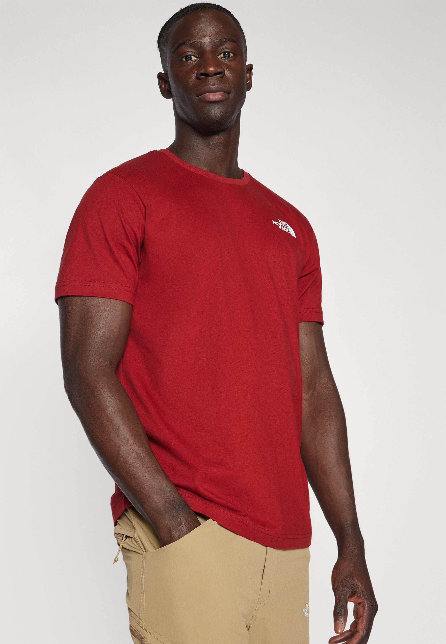 The north face t shirt red store
