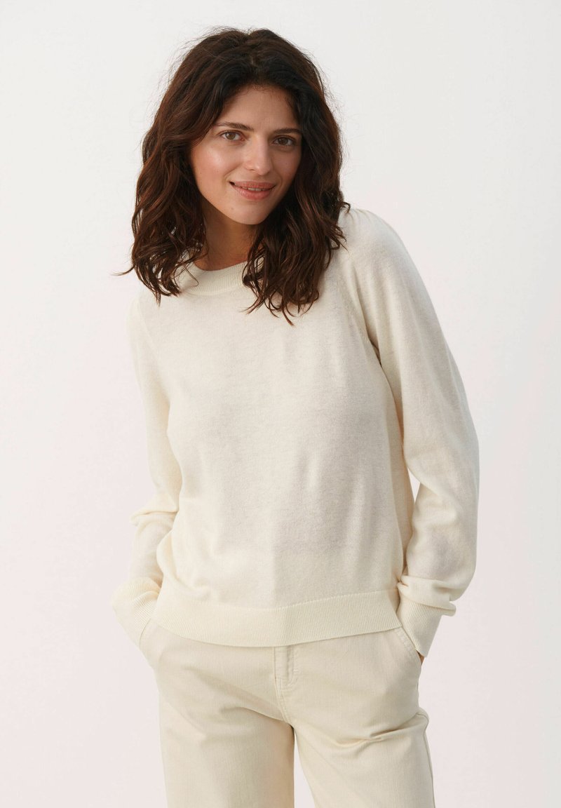 Part Two EVINASPW - Neule - whitecap gray/luonnonvalkoinen - Zalando.fi