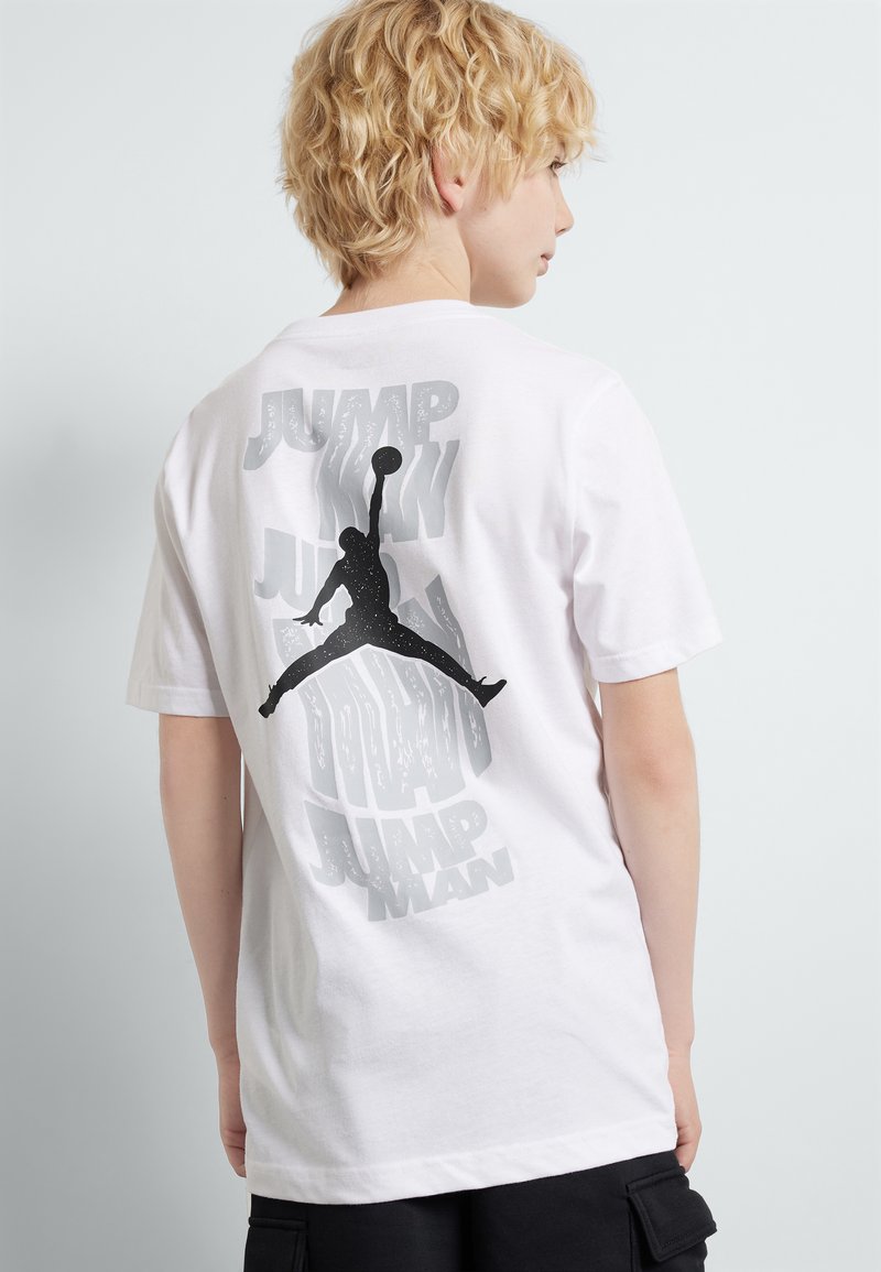 Jordan WAVY MOTION JUMPMAN UNISEX - Print T-shirt - white - Zalando