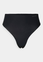 Calvin Klein Underwear HIGH WAIST THONG - String - black/noir - ZALANDO.FR