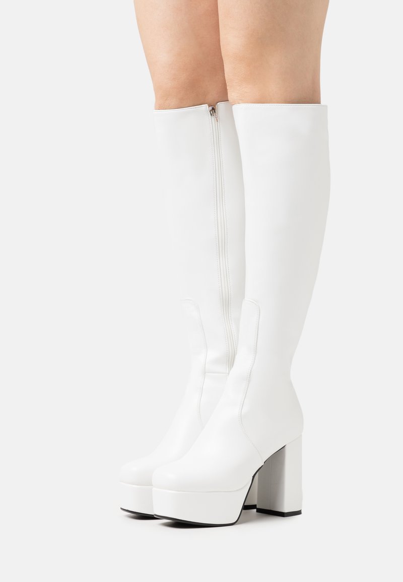 Lamoda Whatta Showdown Platform Boots Whitewhite Zalandoie