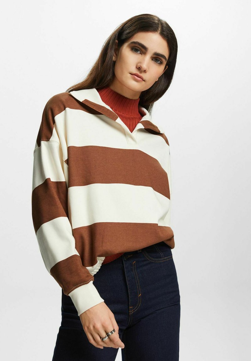 Esprit Sweatshirt - ice/braun - Zalando.ch