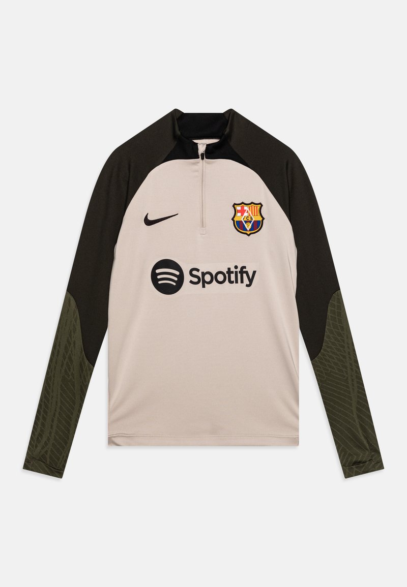 Nike Performance FC BARCELONA DF DRILL UNISEX - Fußball-Trikot - string/black/sequoia/oliv ...