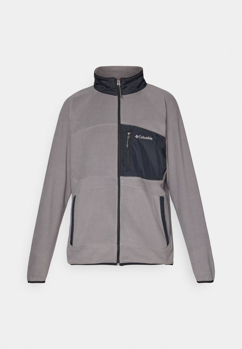 Columbia FAST TREK™ OVERLAY FULL ZIP - Fleece jacket - city grey/black ...