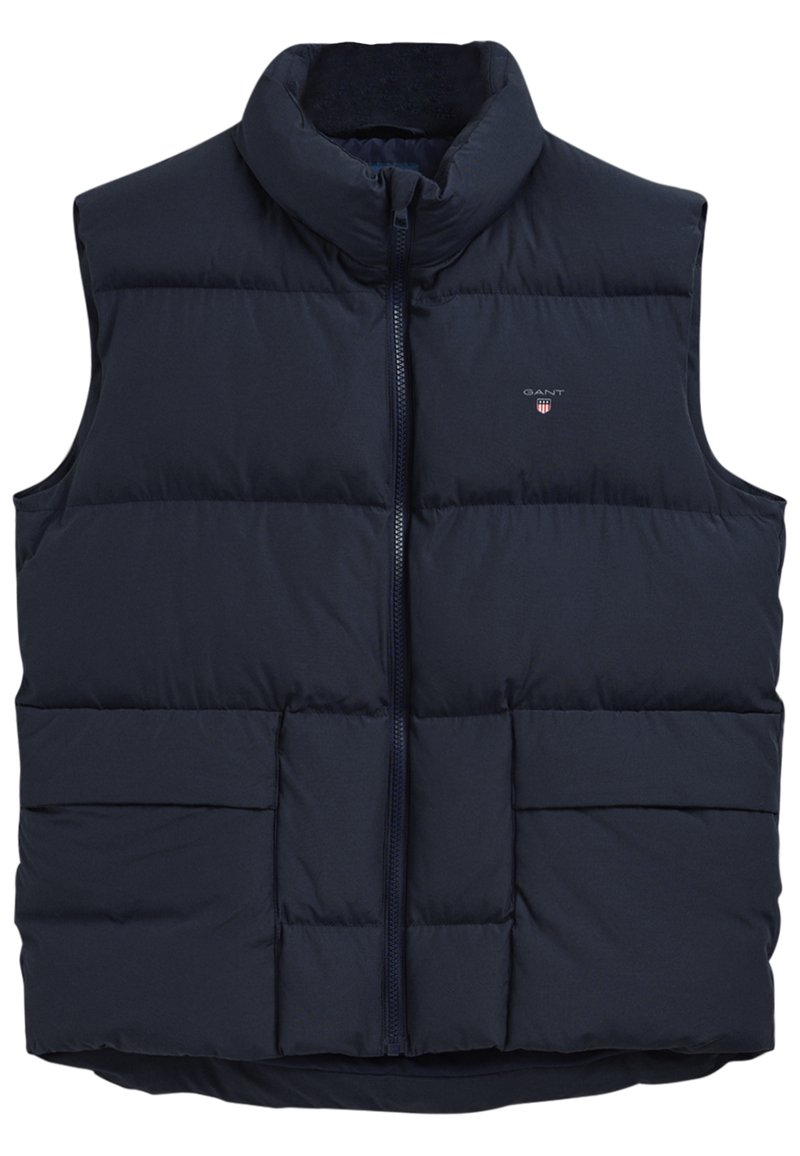 GANT PUFFER - Weste - evening blue/dunkelblau - Zalando.de