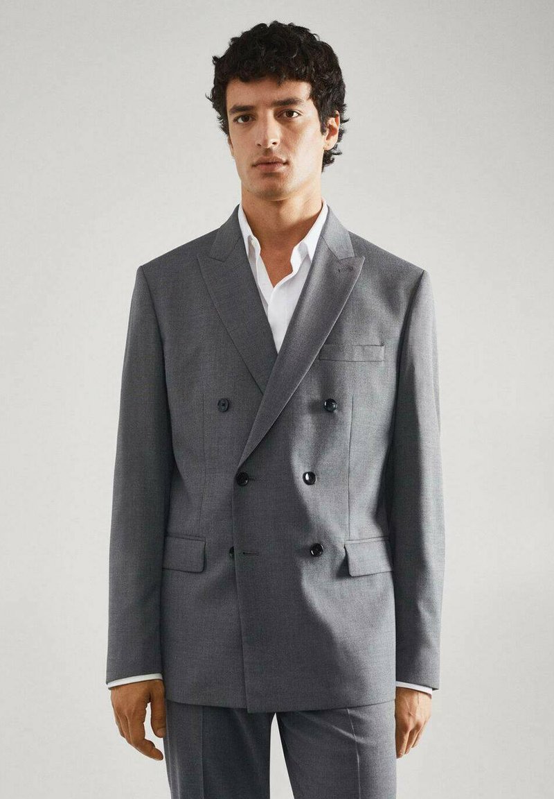 Mango BOSTON - Kurzmantel - grey/grau - Zalando.at