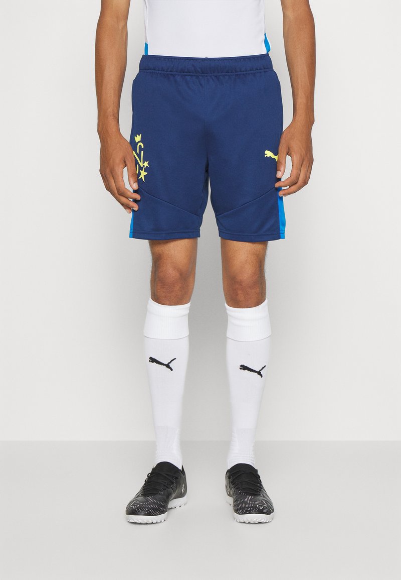 Puma NEYMAR JR SHORTS - kurze Sporthose - persian blue/racing blue/dunkelblau - Zalando.ch