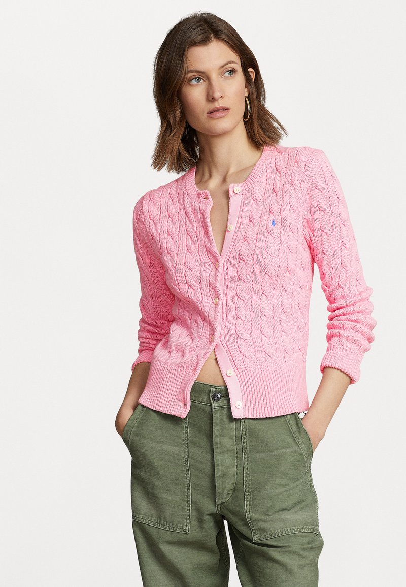 Polo Ralph Lauren Long Sleeve Cardigan Cardigans Carmel Pink Pink