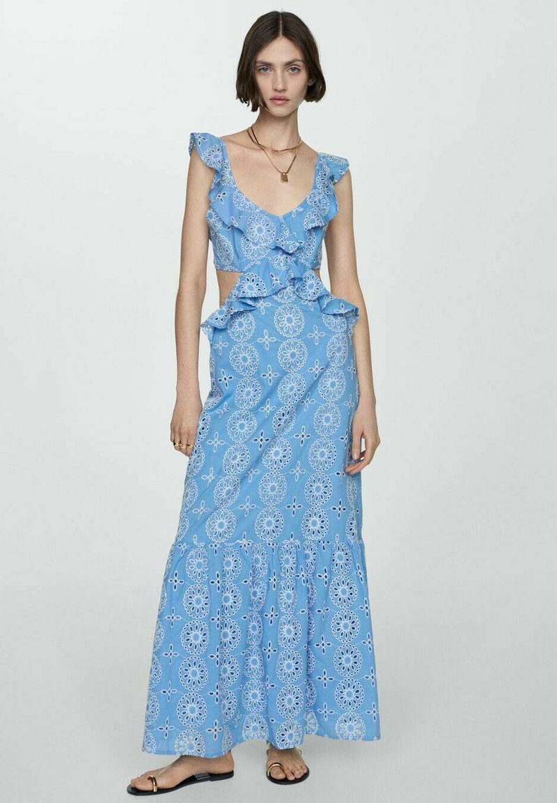 Mango JULIET - Vestido largo - blue/azul - Zalando.es