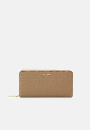 Calvin Klein MUST WALLET MONO - Geldbörse - brown mono/braun - Zalando.at