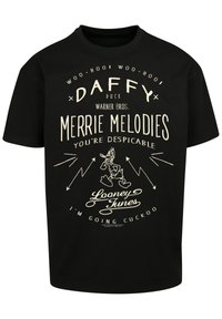 F4NT4STIC LOONEY TUNES DAFFY DUCK DESPICABLE - T-Shirt print - black ...